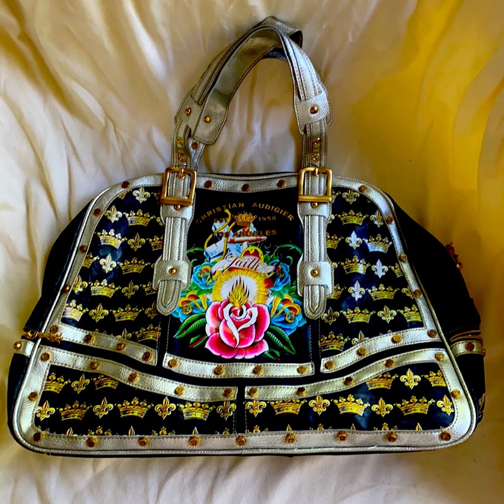 Christian Audigier Large Logo Bag - Gem